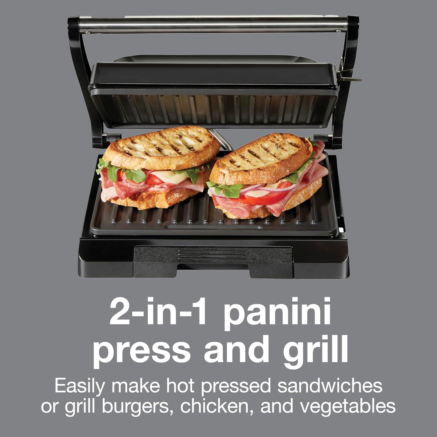 PS PANINI PRESS AND GRILL(Compact Upright Storage) - Proctor Silex ...